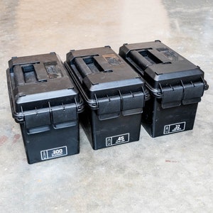 Ammo Can Label Sticker: Laser Cut Adhesive Backed Vinyl, Large Print ...