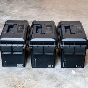 Ammo Can Sticker Label: UV Stable Laser Cut Vinyl, Adhesive Backed - Etsy