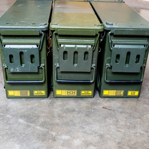 Ammo Can Sticker Label: UV Stable Laser Cut Vinyl, Adhesive Backed - Etsy