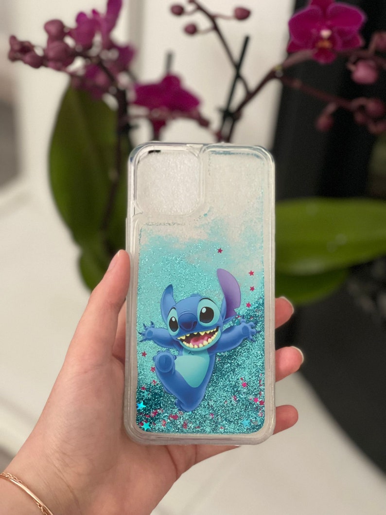Disney Glitter Liquid Phone Case Cover Quicksand iPhone XR 11 12 13 14 ...