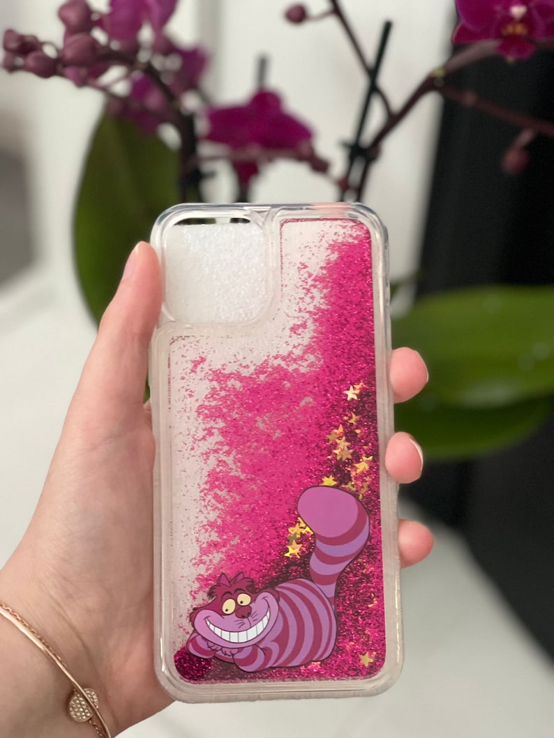 Disney Glitter Liquid Phone Case Cover Quicksand iPhone XR 11 12 13 14 ...