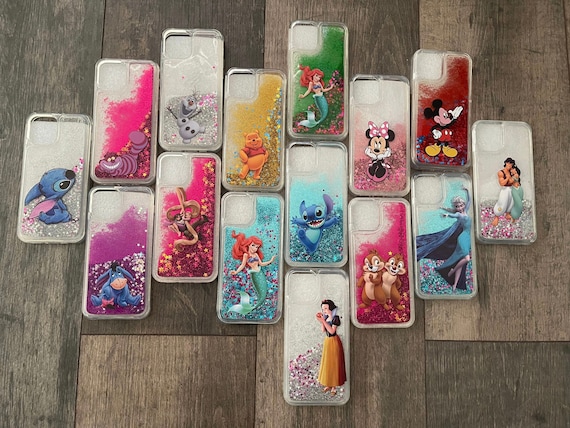 Disney Glitter Liquid Phone Case Cover Quicksand Iphone XR 11 - Etsy