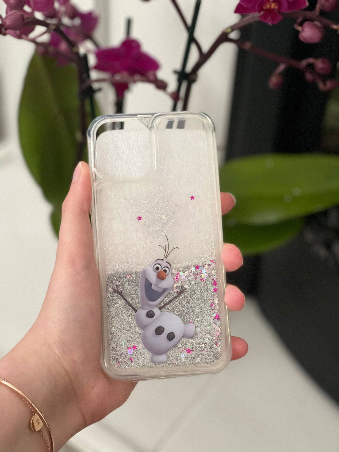 Disney Glitter Liquid Phone Case Cover Quicksand iPhone XR 11 12 13 14 ...