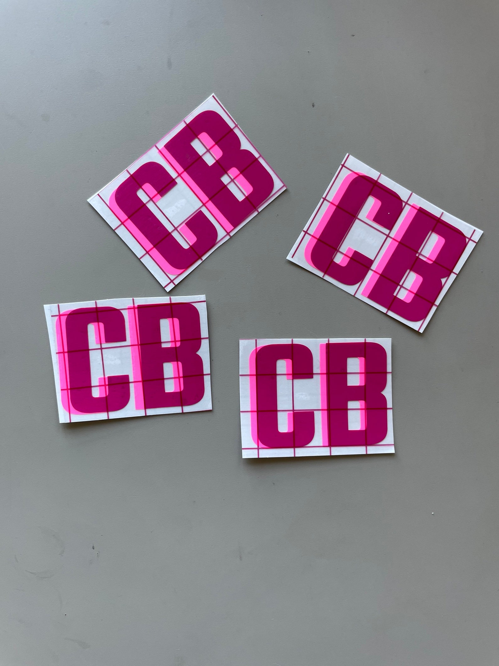 Personalized Permanent Vinyl Sticker Decal Modern Shadow - Etsy