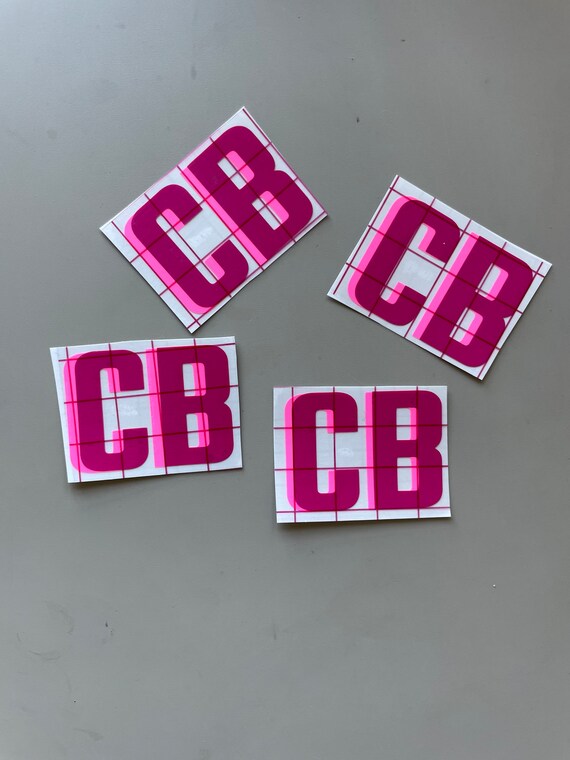 Personalized Permanent Vinyl Sticker Decal Modern Shadow - Etsy