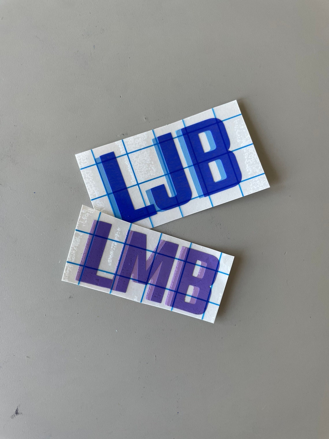 Personalized Permanent Vinyl Sticker Decal Modern Shadow - Etsy