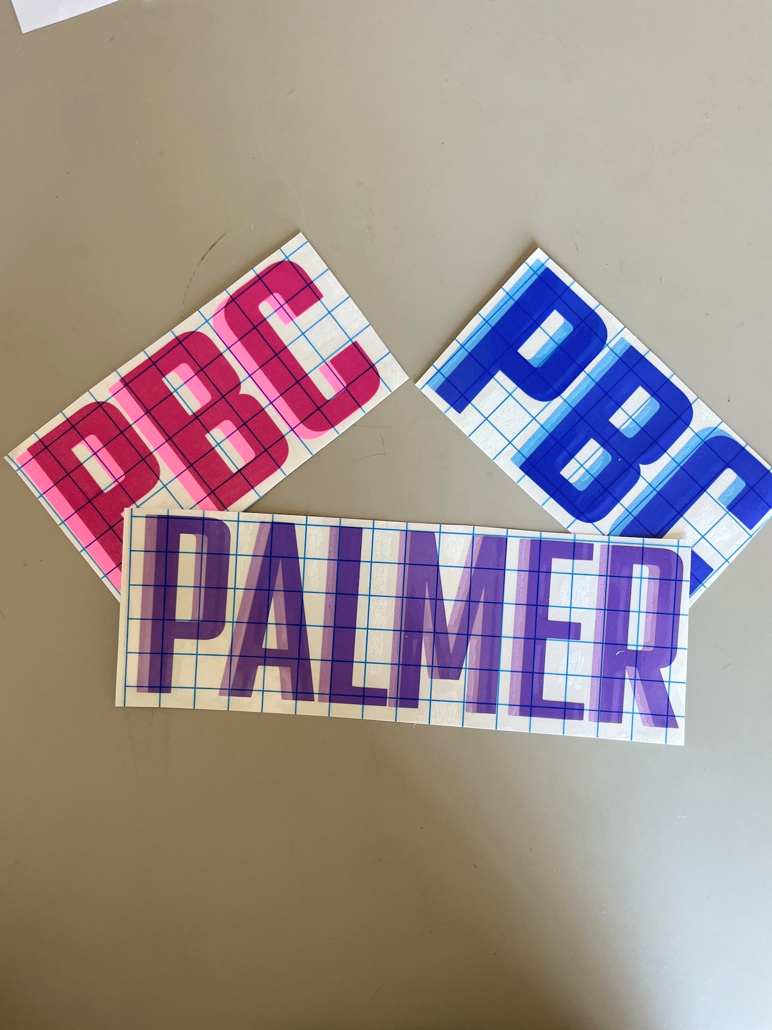 Personalized Permanent Vinyl Sticker Decal Modern Shadow - Etsy