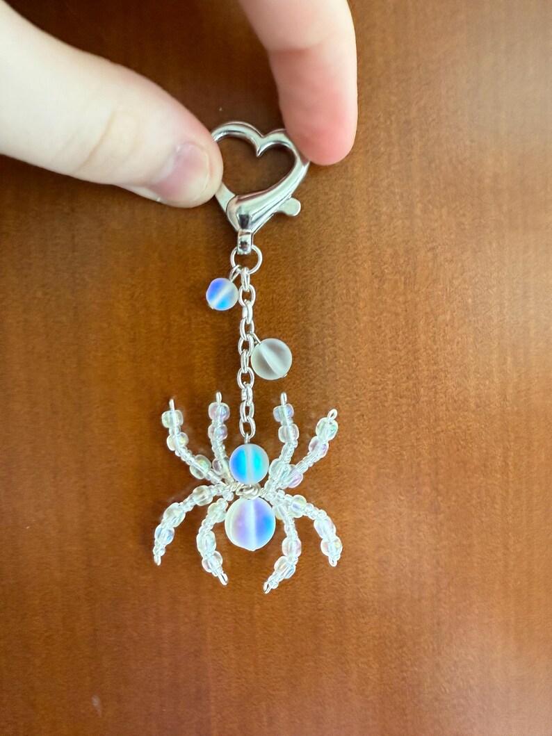 Spider Keychain - Etsy