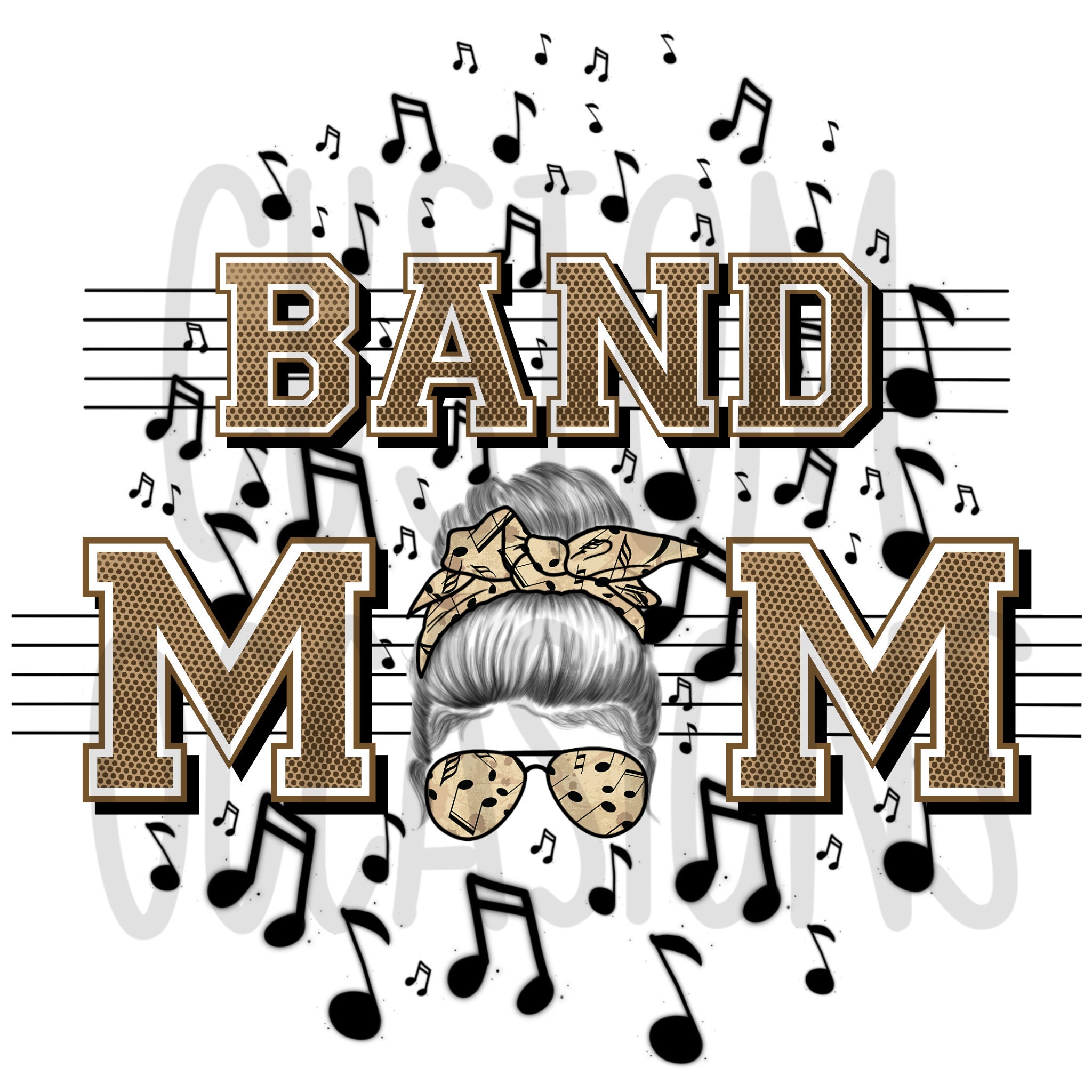 Band Mom PNG - Etsy