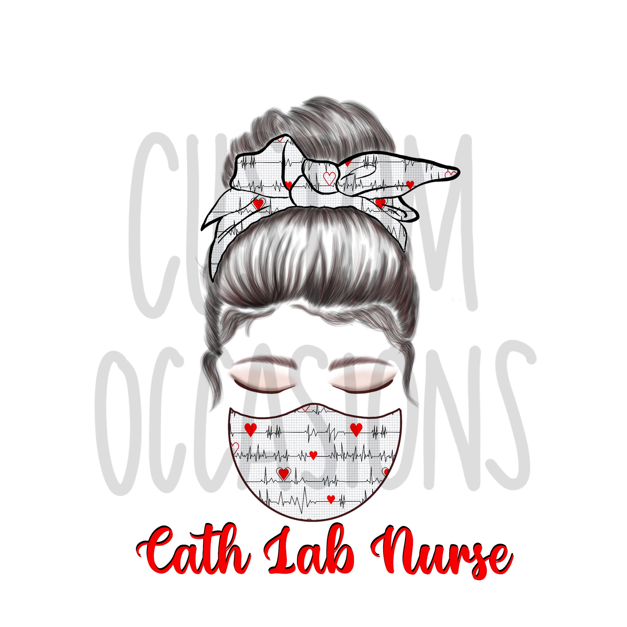 Cath Lab Nurse PNG - Etsy