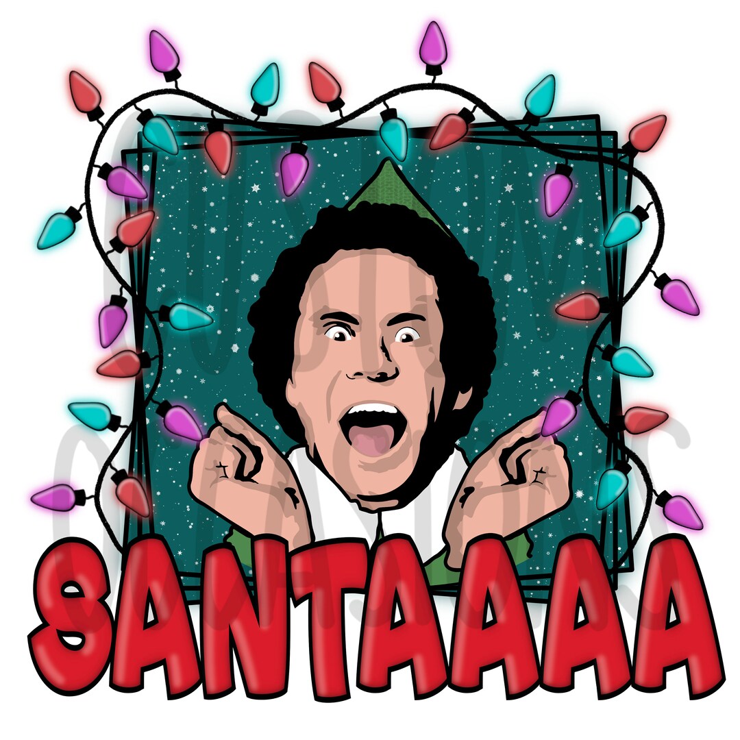 Elf Santa PNG, OMG Santa, Elf, Buddy the Elf, Christmas PNG - Etsy