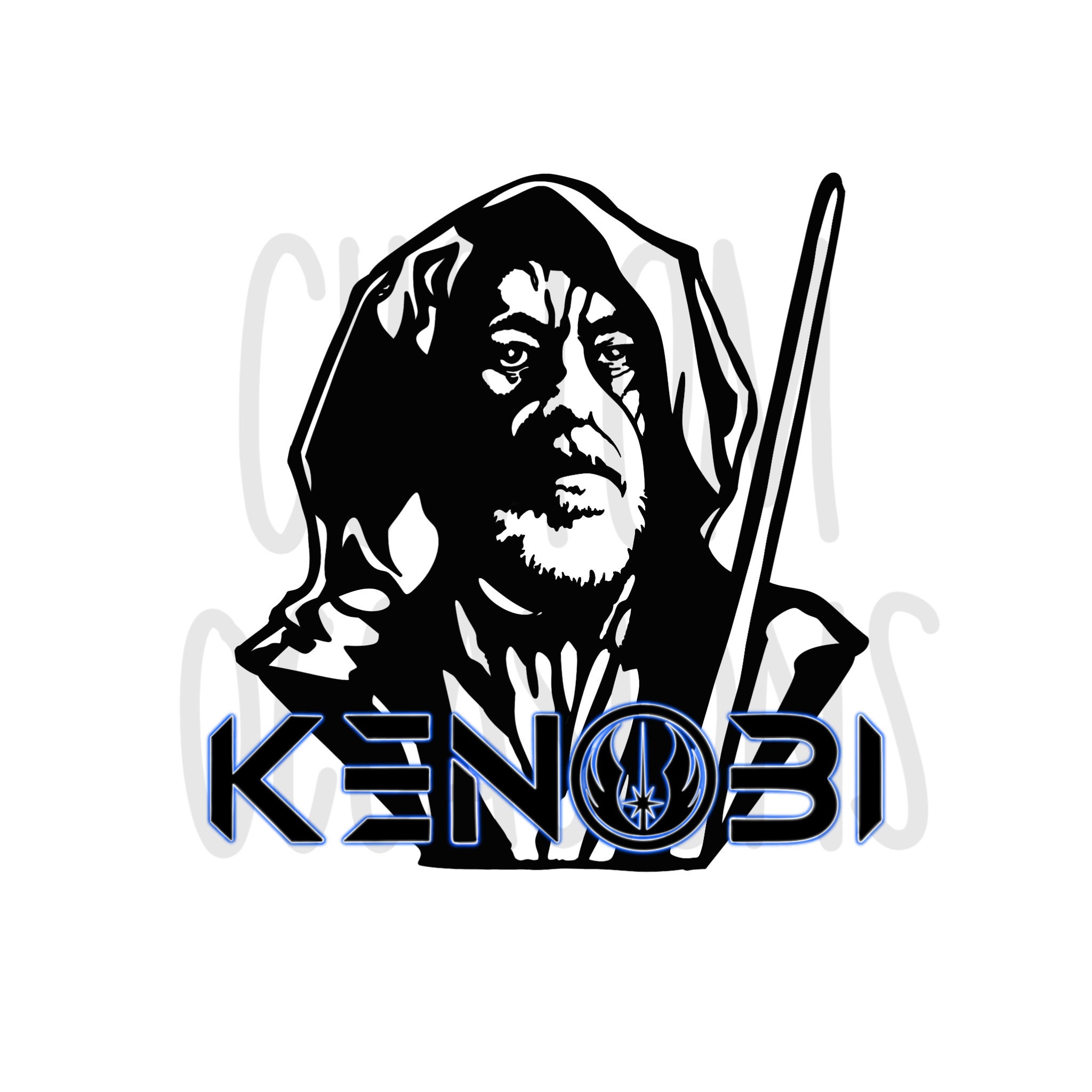 Obi-wan Kenobi PNG - Etsy