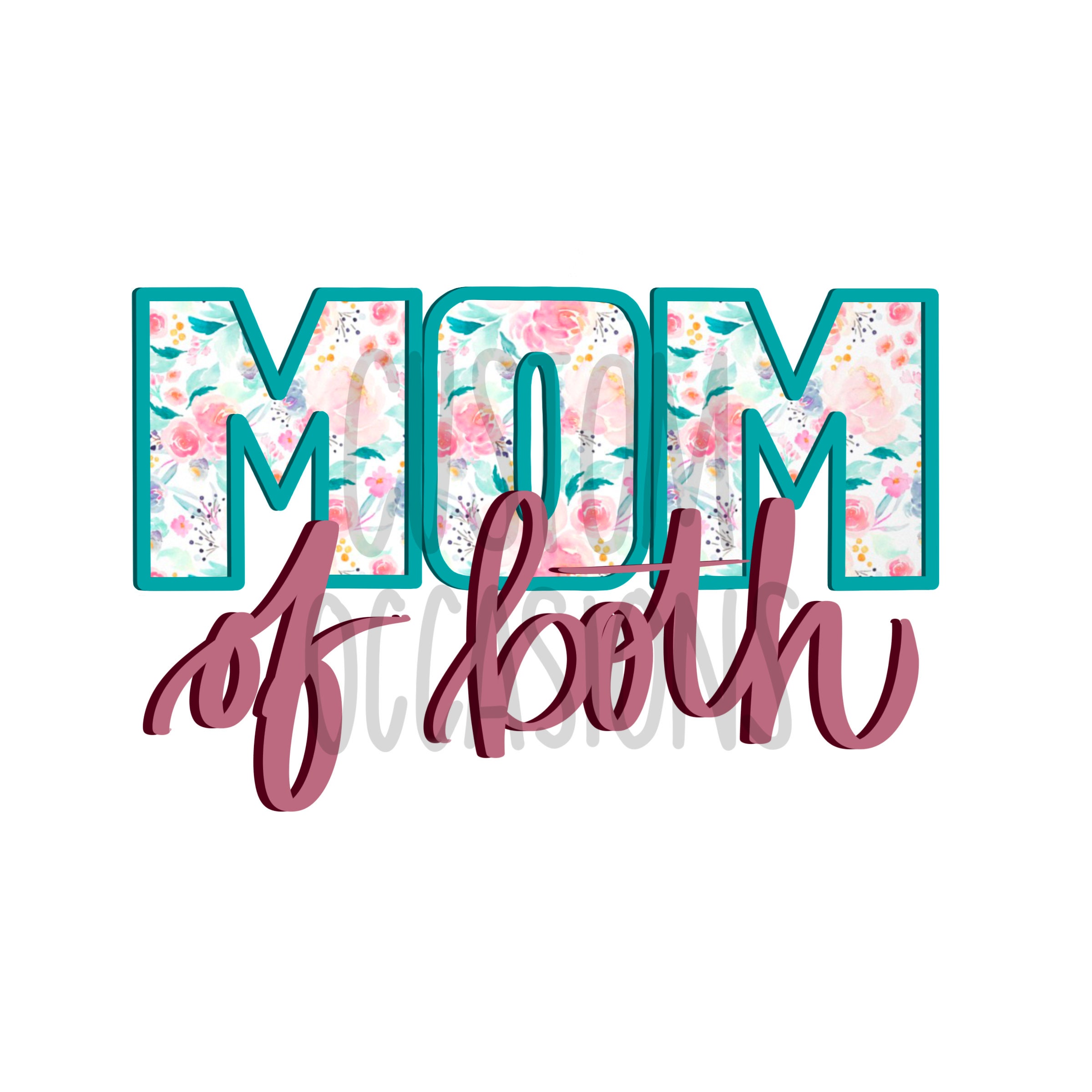 Mom of Both PNG - Etsy