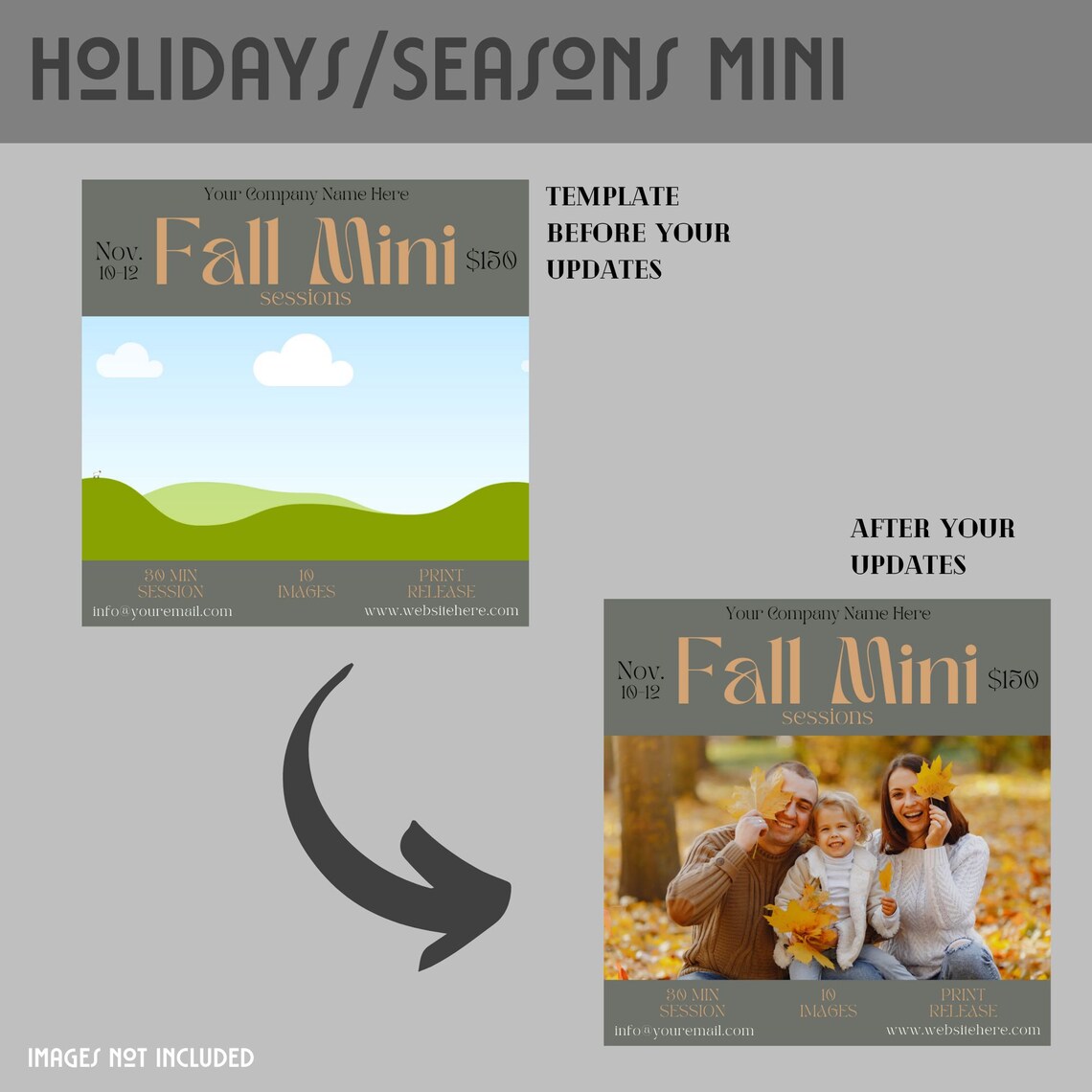 Photography Mini Sessions | Photography Mini Session Template Canva ...