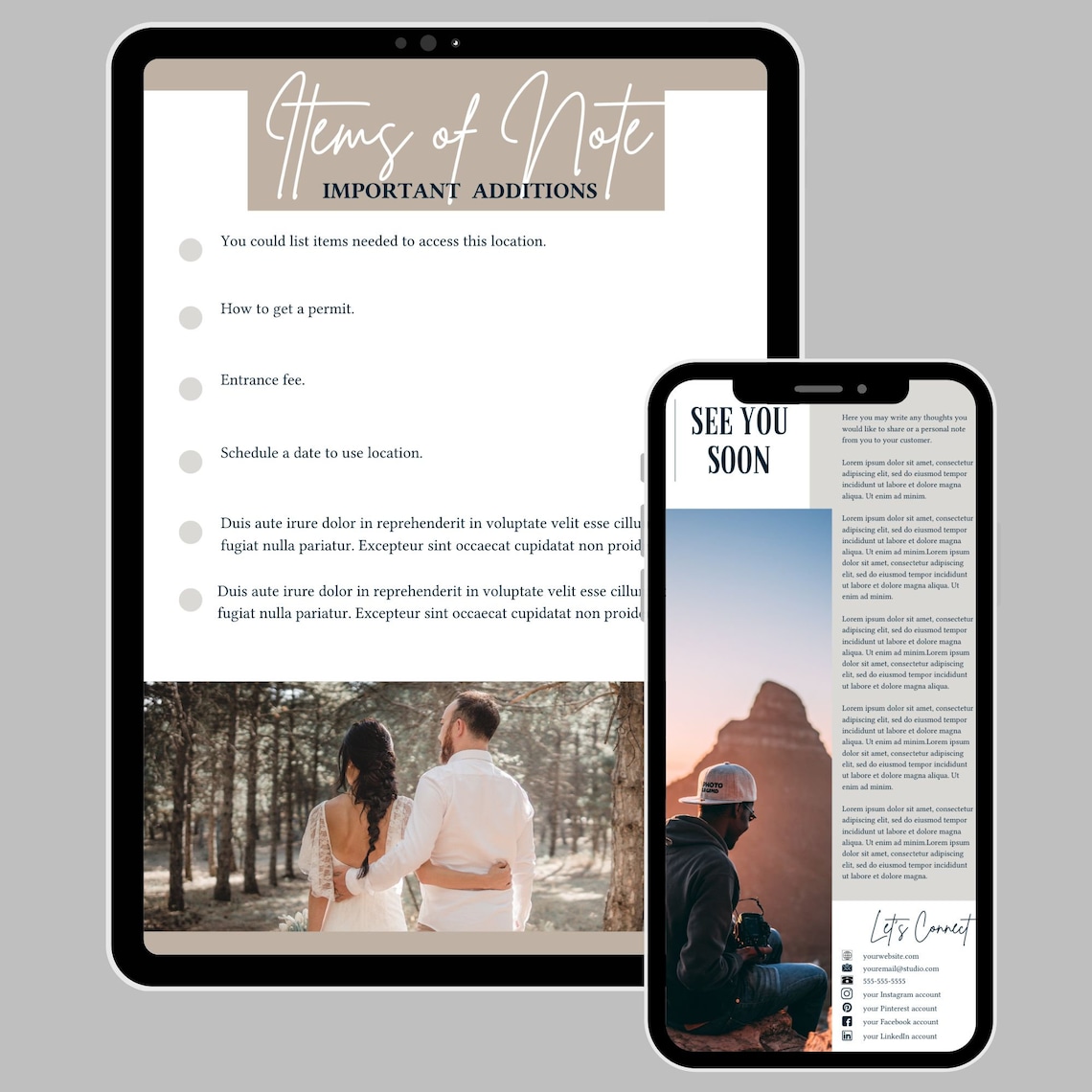 Photography Location Guide Canva Template Location Book - Etsy