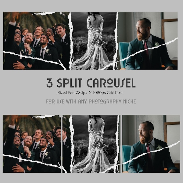 Carousel Collage Canva Template - Etsy