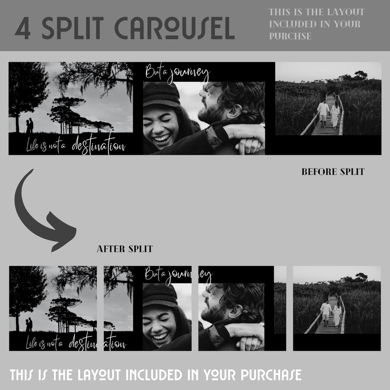 Carousel Instagram Template | Instagram Carousel Template Photography ...