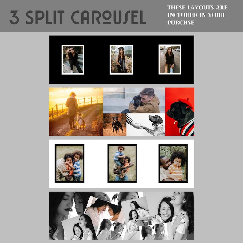 Carousel Instagram Template Instagram Carousel Template Photography ...