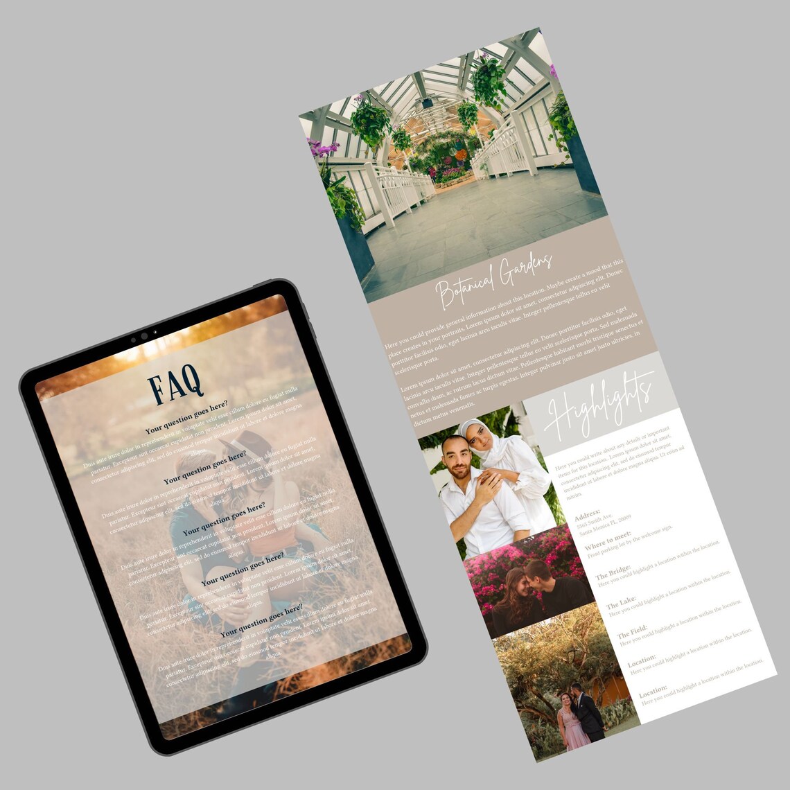 Photography Location Guide Canva Template Location Book - Etsy