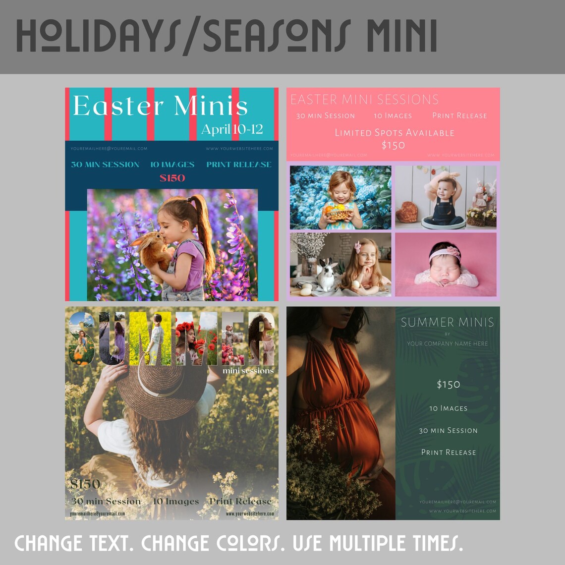 Photography Mini Sessions | Photography Mini Session Template Canva ...