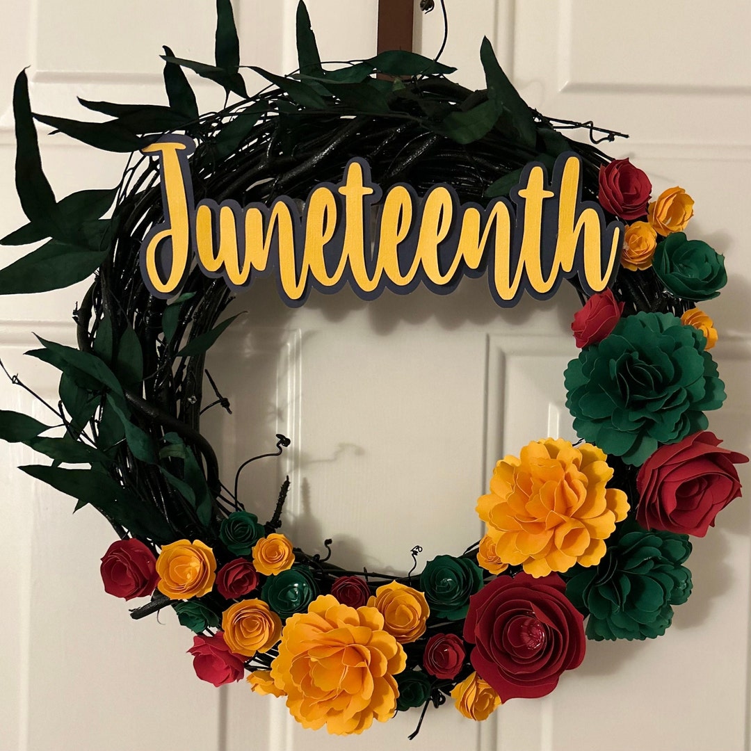 Juneteenth Door Wreath Decor. Kwanzaa Decorations. Black History Month ...