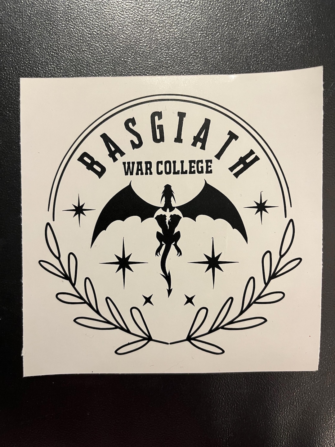 Fourth Wing Basgiath Decal - Etsy