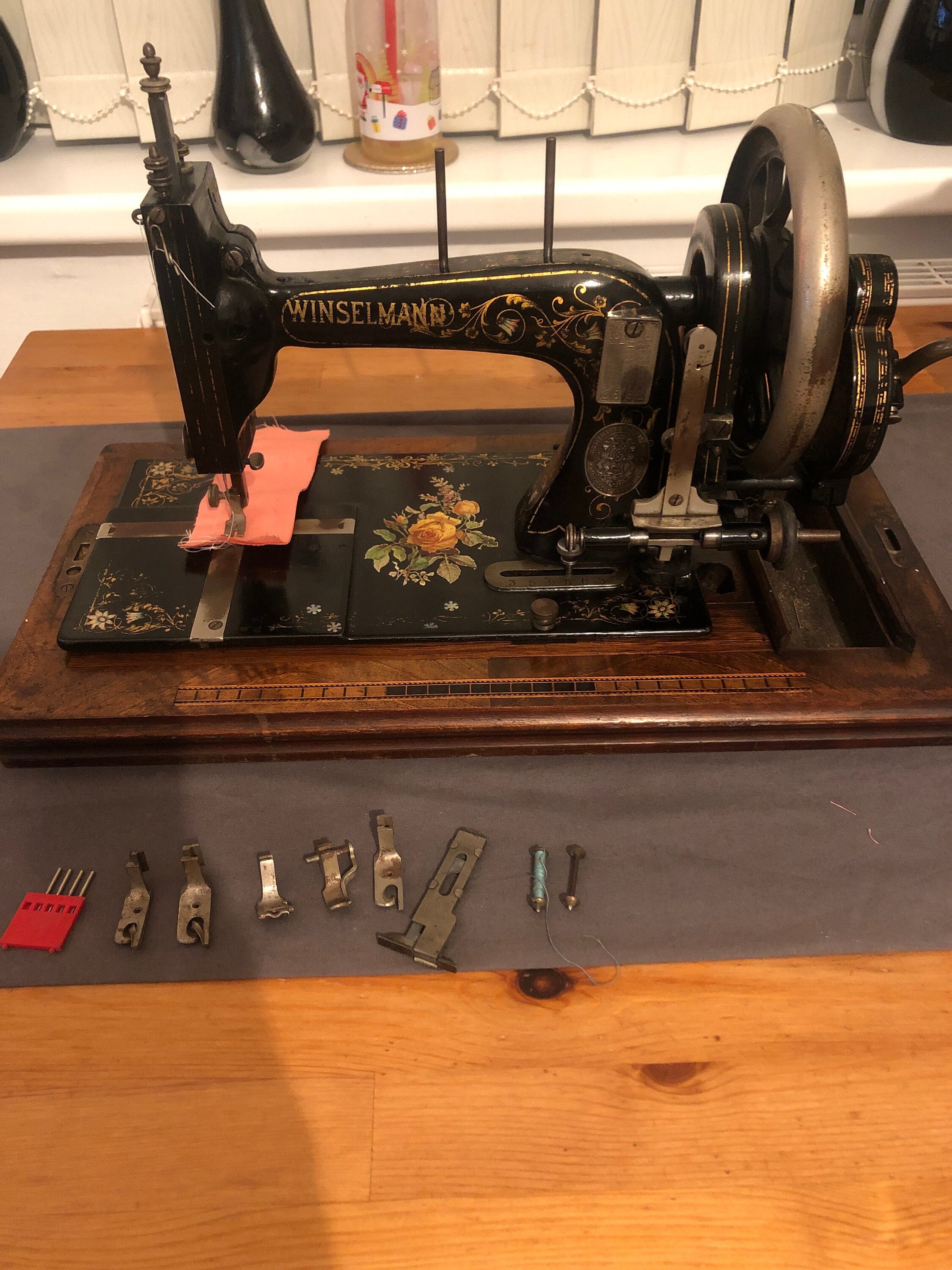 Rare Antique Winselmann Hera Sewing Machine - Etsy