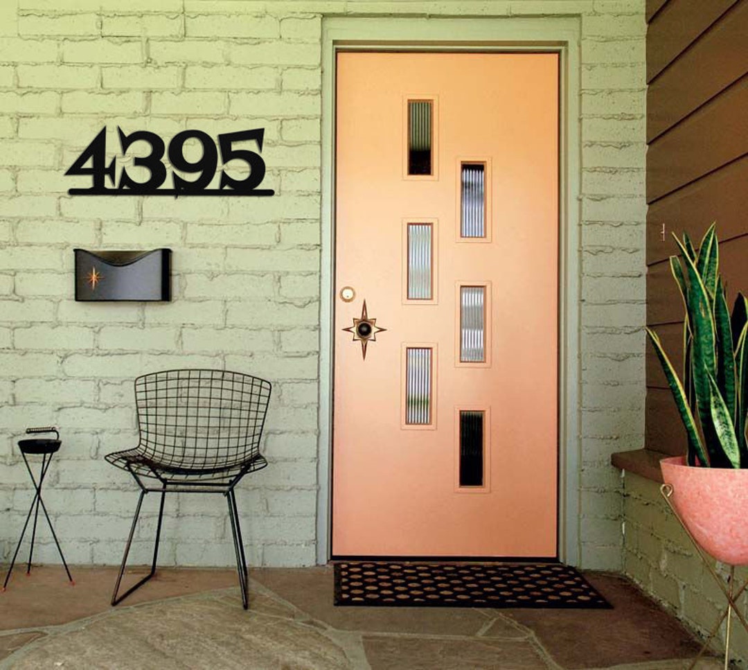 Modern House Numbers, Large House Address Numbers, Custom Address ...