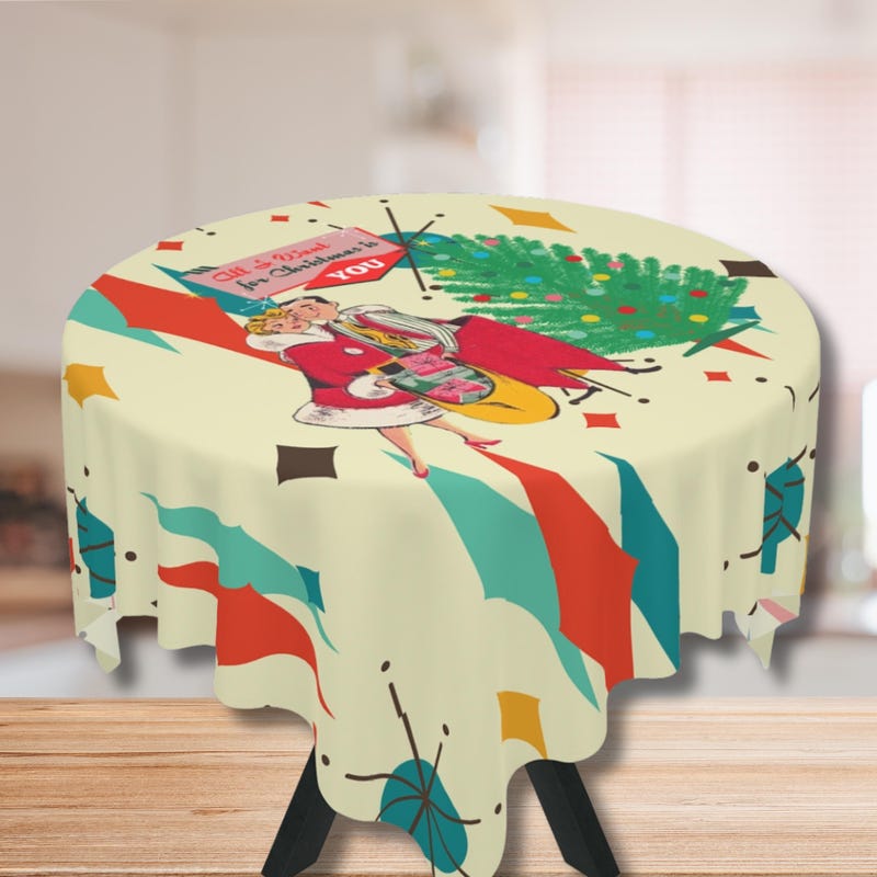 Tablecloth Rectangles Mcm - Etsy