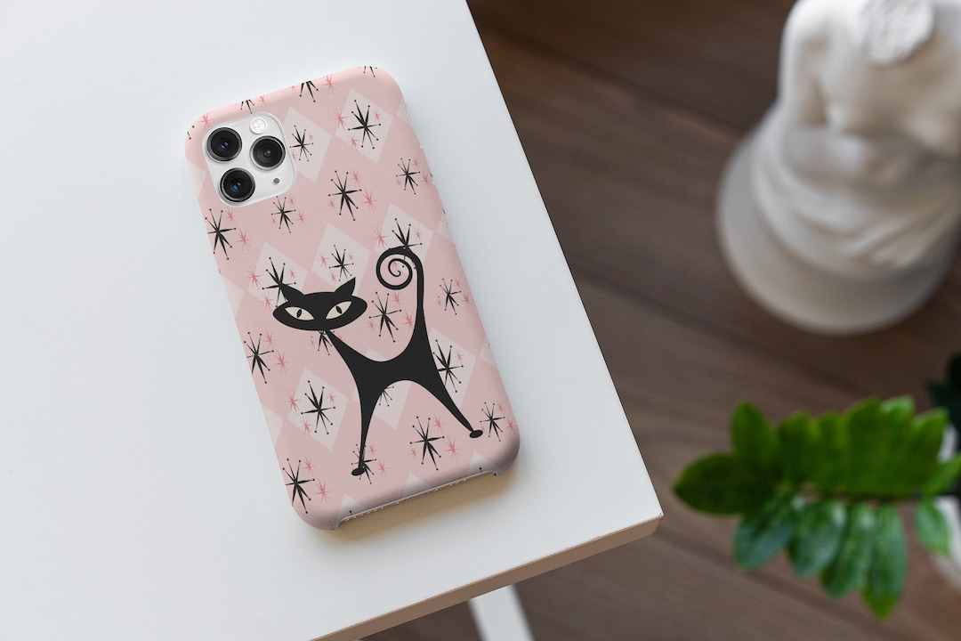 Atomic Cat Tough Phone Case, Cat Phone Case, Cute Cat Phone Case for ...