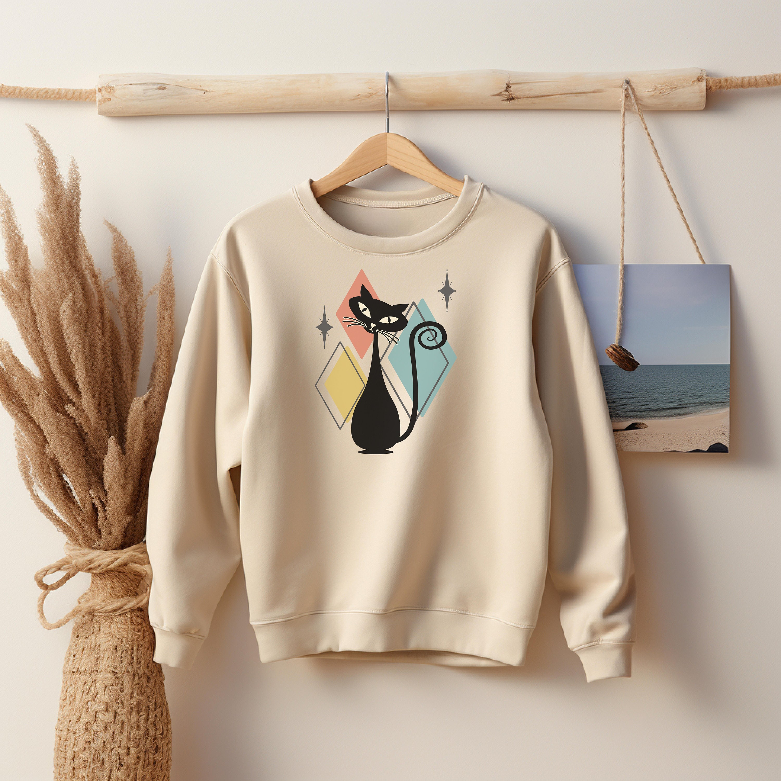 Atomic Cat Sweatshirt, Atomic Cat Gift for Mom, Atomic Cat Mom Gift ...