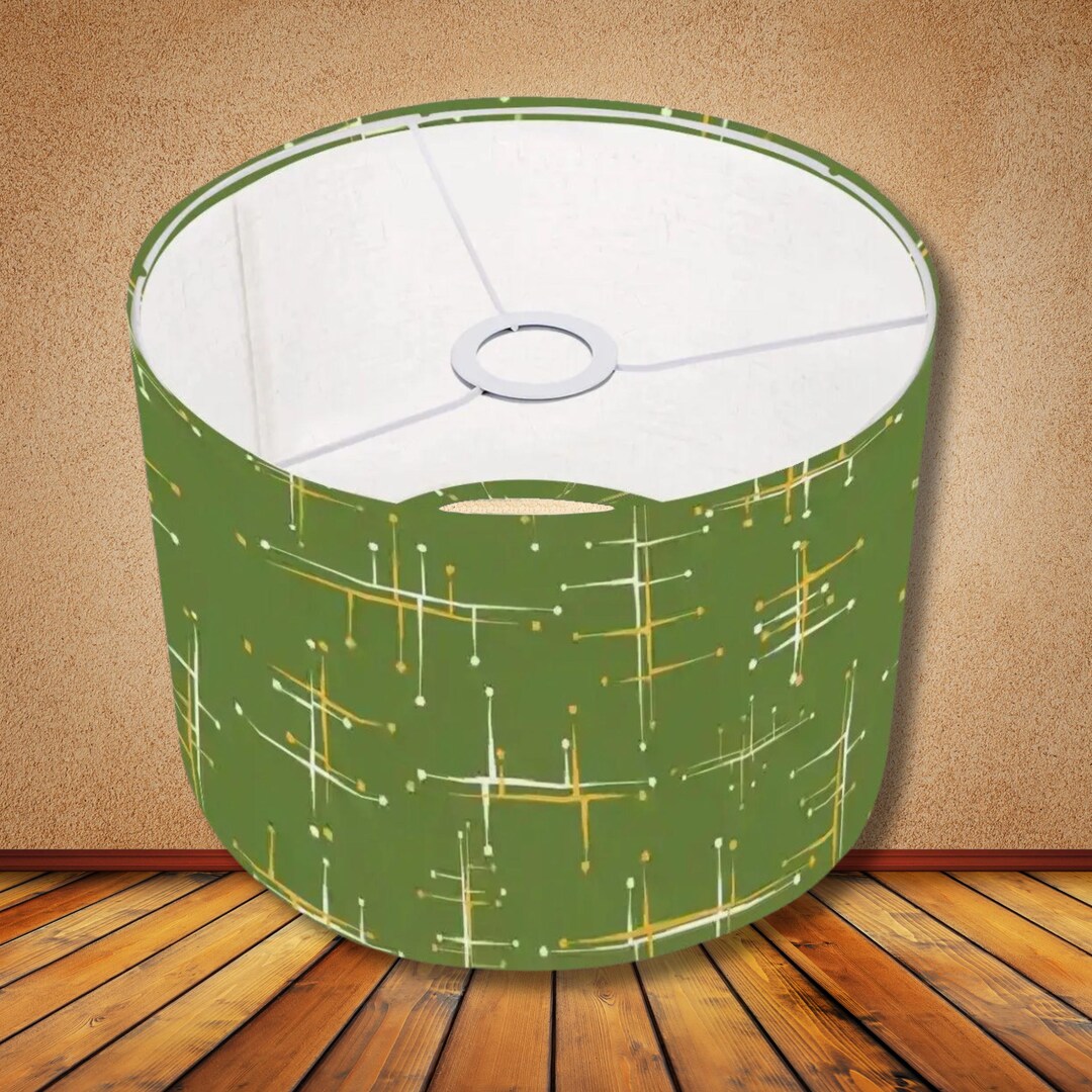 MCM Atomic Floor Lamp Shade 1950s Style Lamp Shade or Living Room ...