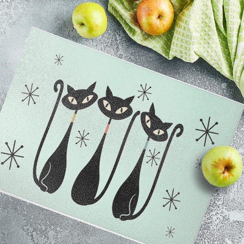 Cat Cutting Board - Etsy