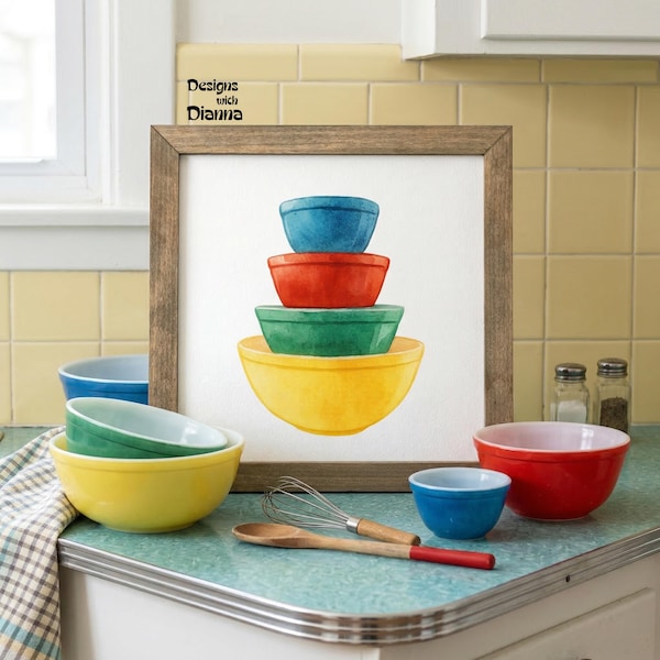 Green Pyrex 404 Bowl - Etsy