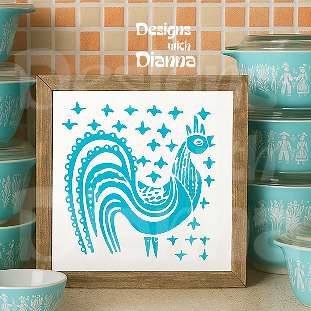Pyrex Amish Butterprint Framed Wall Artwork Pyrex Butterprint ...