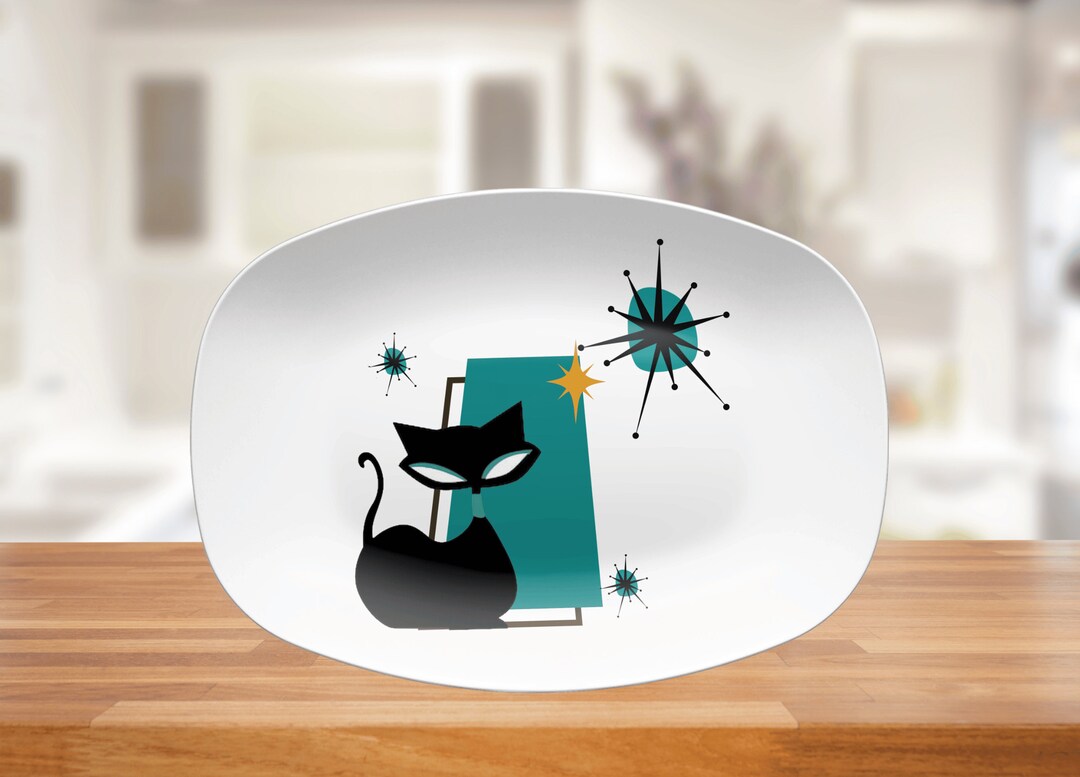 Atomic Cat Mid Century Modern Starburst Serving Platter Atomic Cat ...