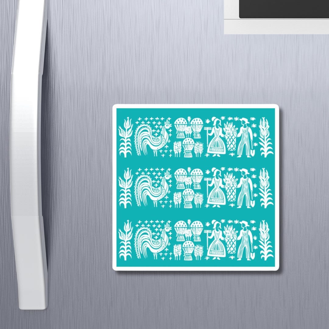 Pyrex Butterprint, Lady on the Left Pyrex Magnet, Pyrex Gifts, Antique ...