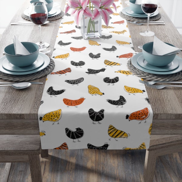Chicken Table Runner Pattern - Etsy