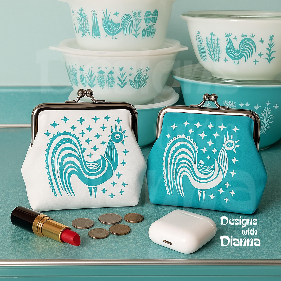 Vintage Pyrex Butterprint Coin Purse Gift for Pyrex Collectors Retro ...