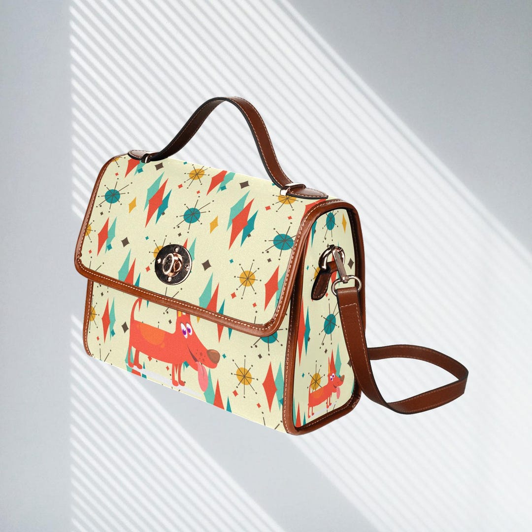 Atomic Dog Hand Bag Dog Gift Mid Mod Purse Atomic Dog Purse 50S Retro ...