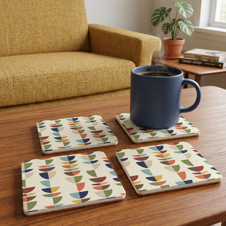 Mid Century Modern Coasters