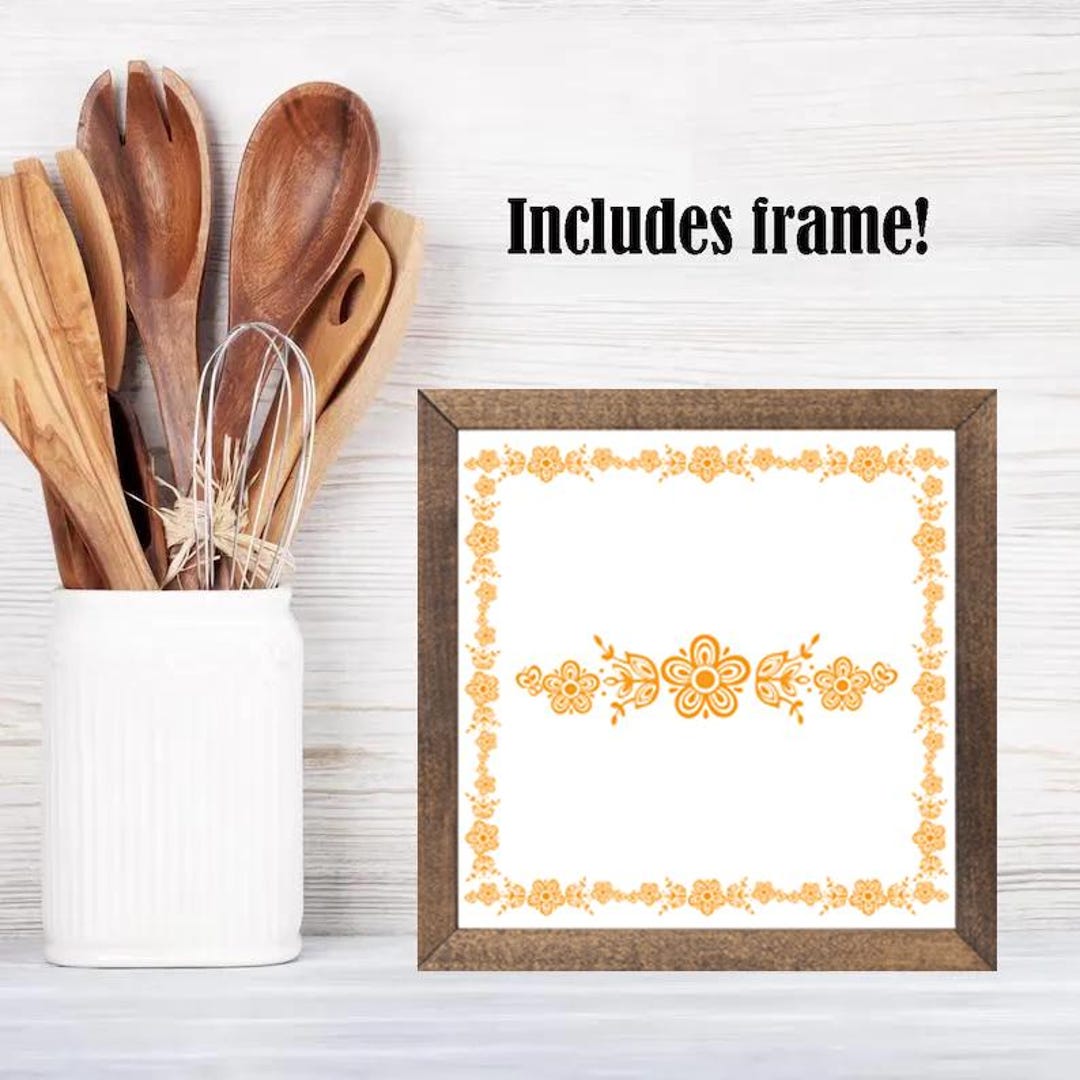 Inspired Pyrex Butterfly Gold Framed Wall Artwork Pyrex Pattern Wall ...