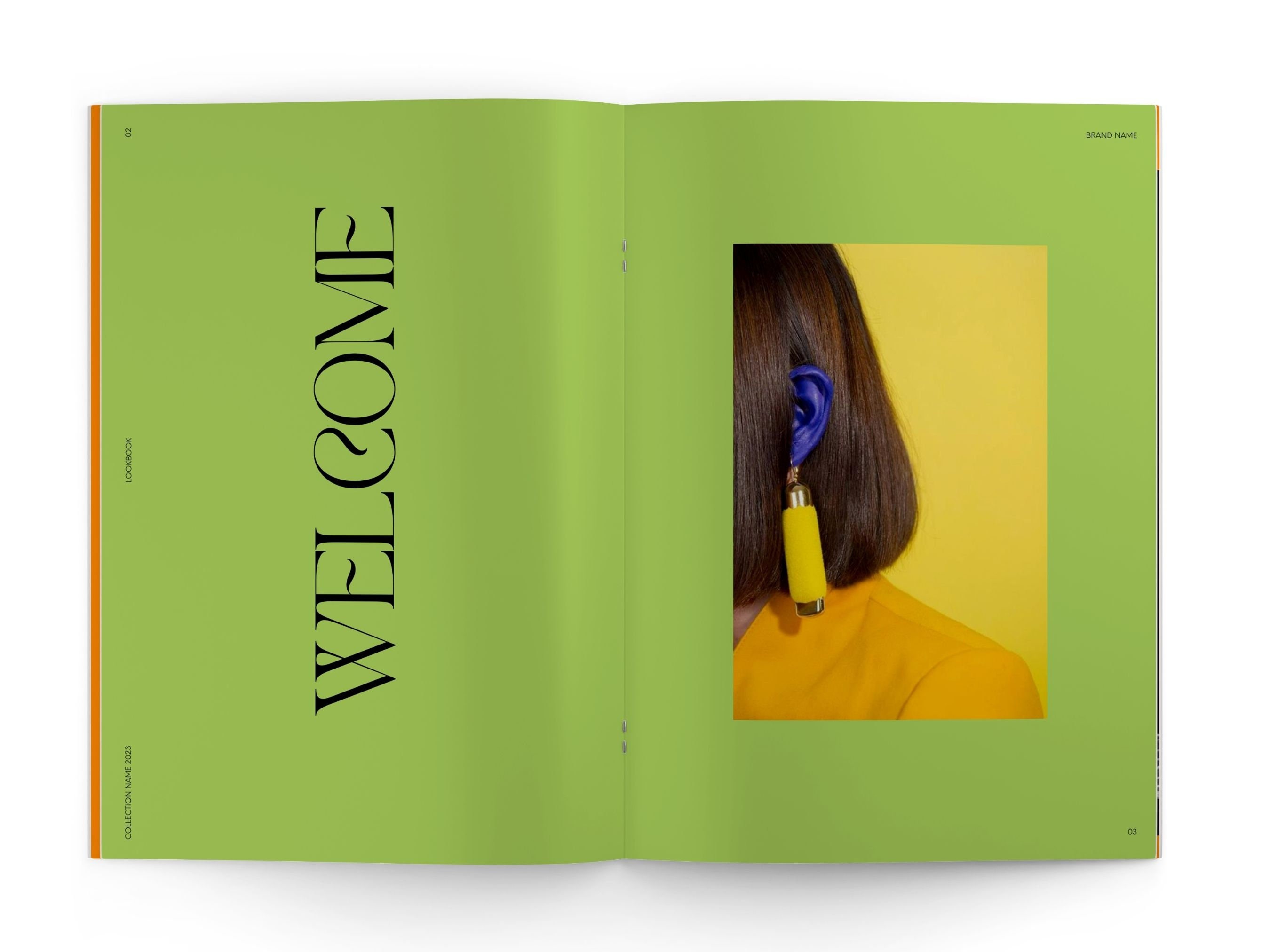 Colourful Premium Lookbook or Product Catalog Editable Canva Template ...