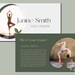 Yoga Instructor Website Design Template Editable in Canva Fitness ...