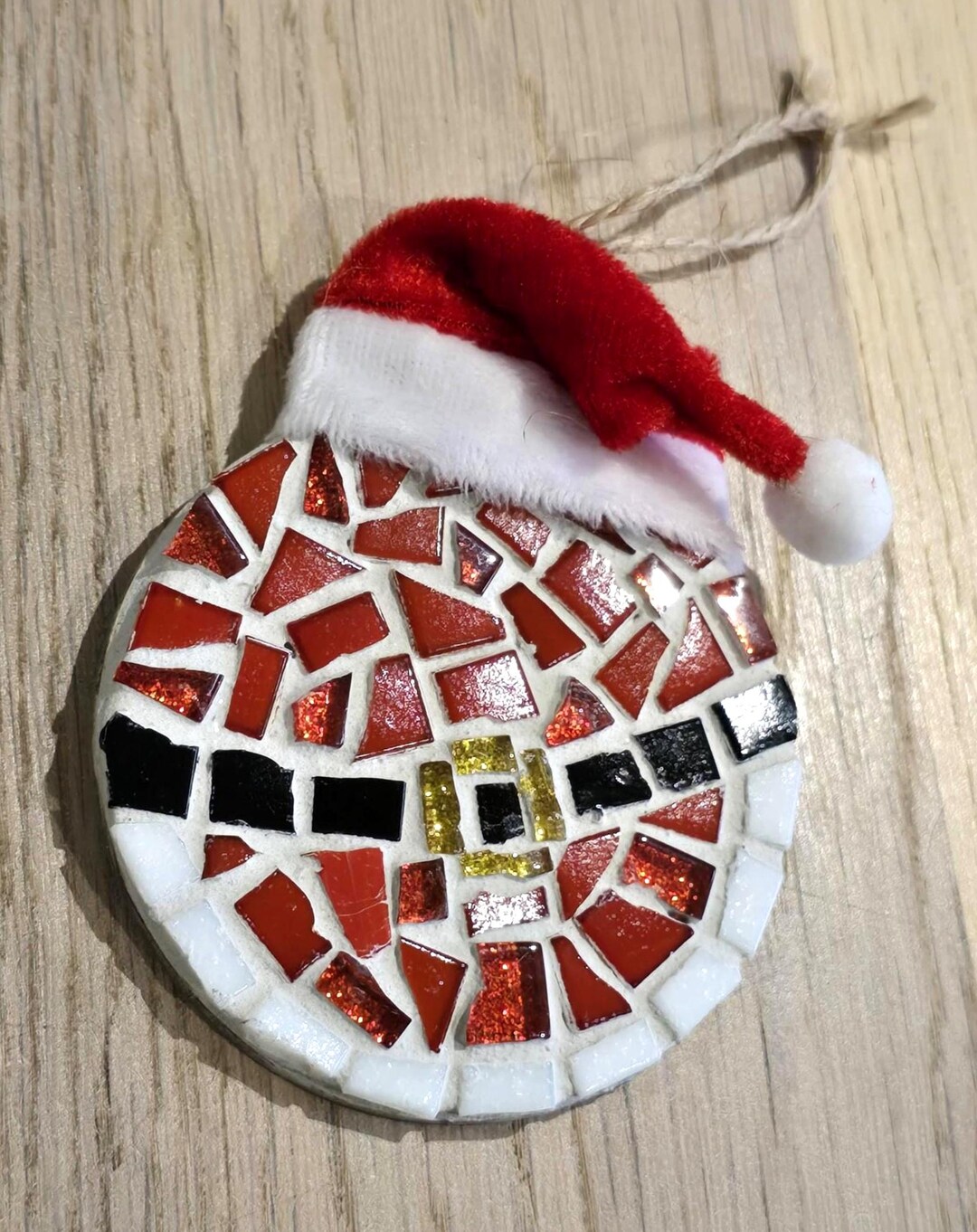 Bauble Shaped Mosaic Christmas Decoration - Etsy
