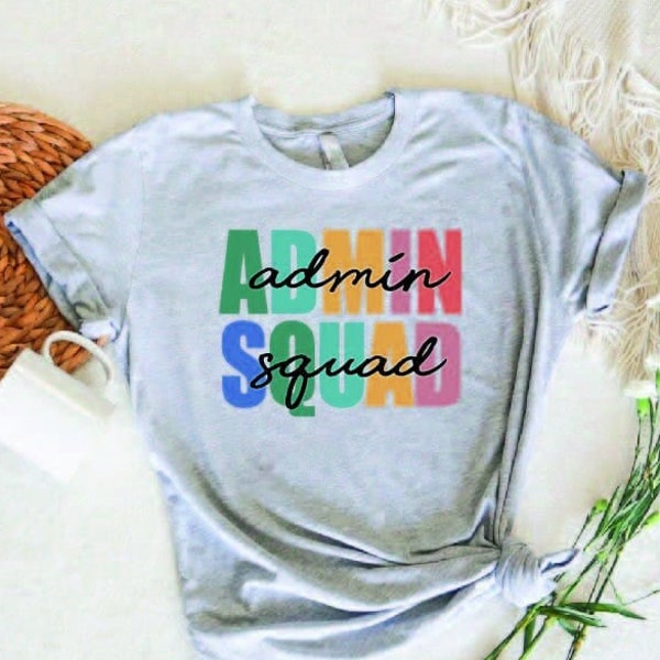 Admin Squad Shirts - Etsy