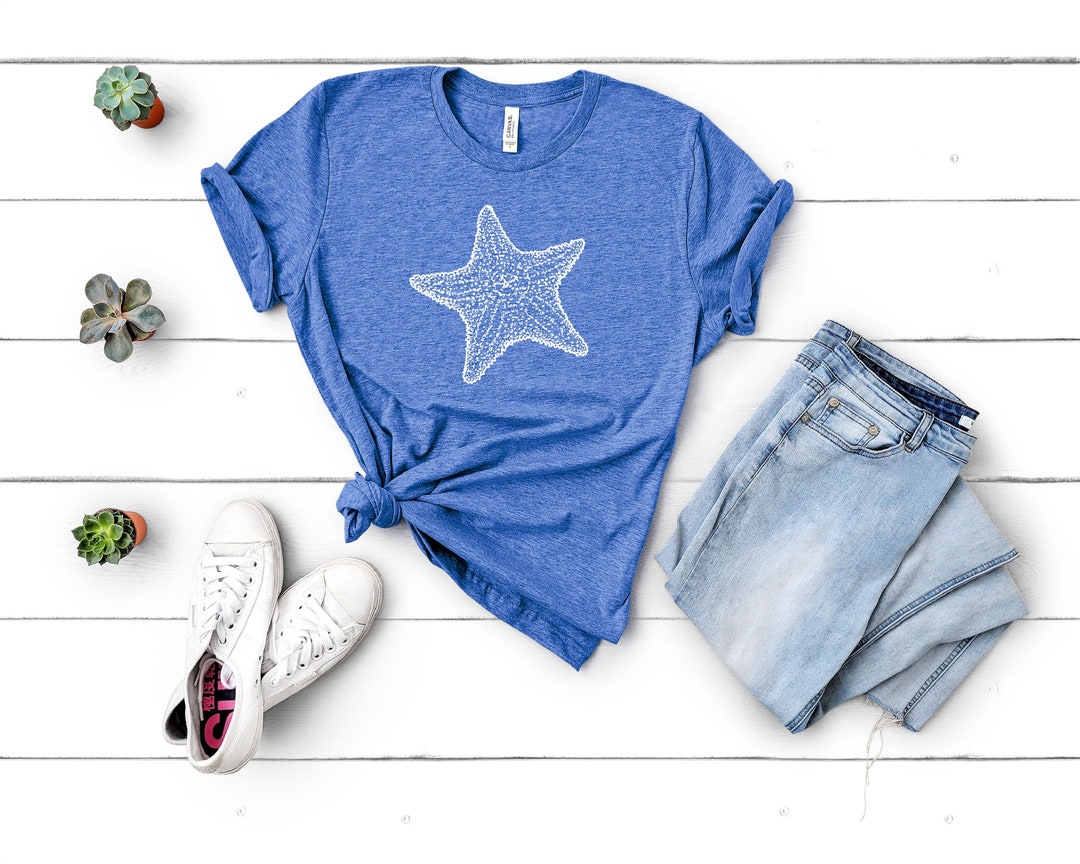 Starfish Shirt,star Fish Beach Shirt,vacation Shirt,beach Life Shirt ...
