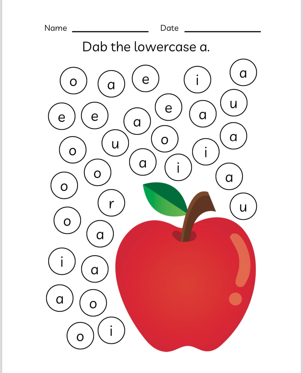 Preschool Alphabet Workbook (108 Pages) - Etsy