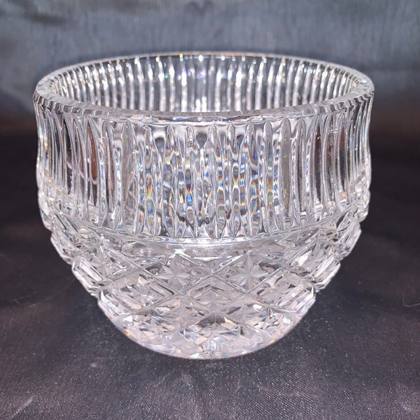 Vintage Cut Crystal Planter - Etsy