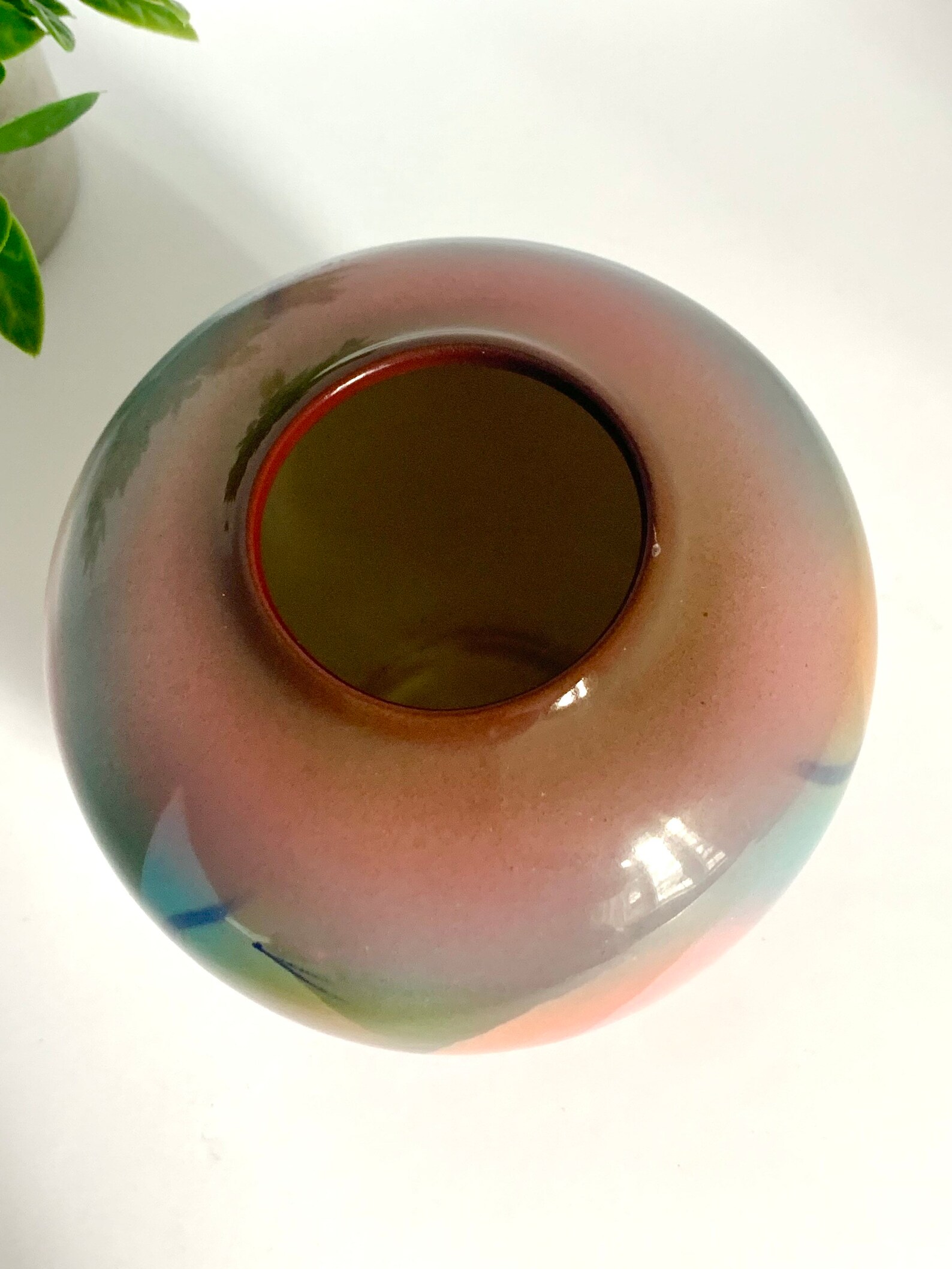 Vintage Authentic Judith Stiles Pottery Low Profile Vase 80s Decor - Etsy